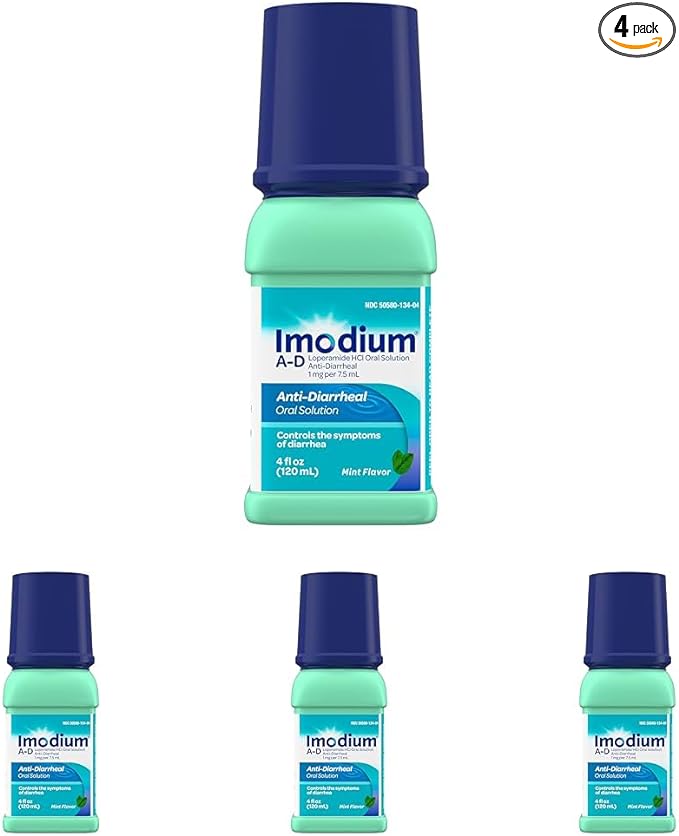Imodium A-D Liquid Anti-Diarrheal Medicine with Loperamide ...